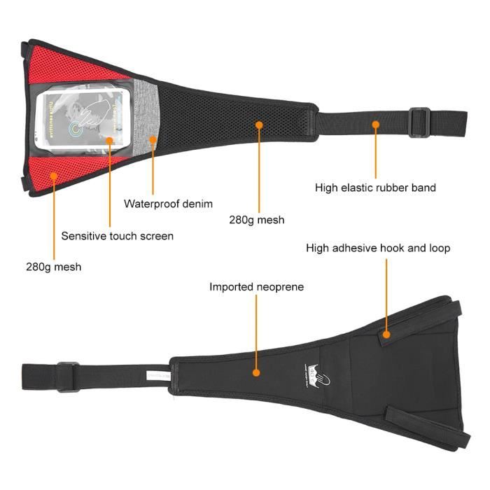 Bandeau de sueur pour vélo - VVIKIZY - Denim imperméable - Sac ...