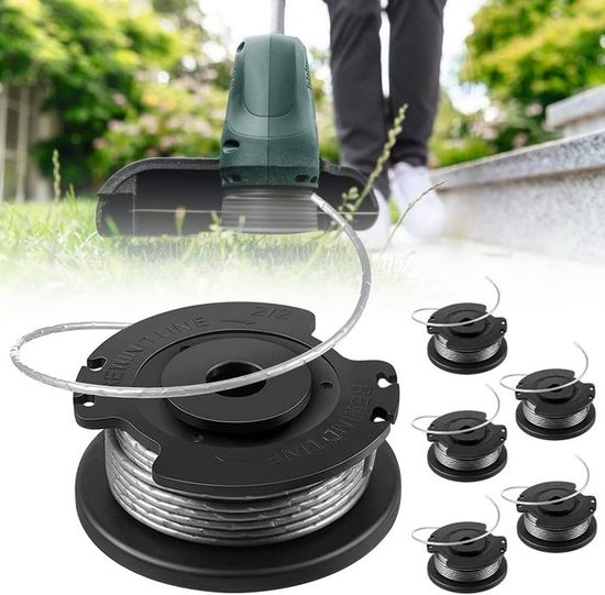 Lot de 6 fils de rechange pour débroussailleuse Bosch ART 23 SL 26 SL F016800569 F016800385 (1 ...