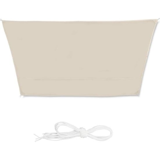 Voile D’Ombrage Trapèze Diffuseur D’Ombre Protection Soleil Balcon ...