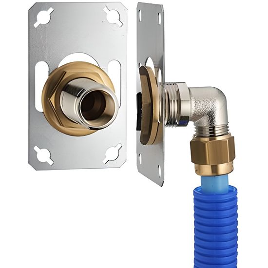 Platine sortie de Cloison simple - FIXSYSTEM - Ø16 - Compatible Eau ...