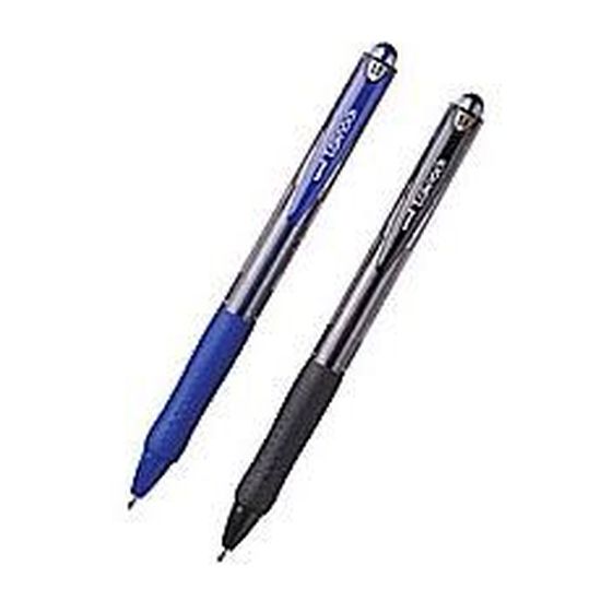 UNIBALL LOT de 12 Stylos à bille rechargeable pointe moyenne ...