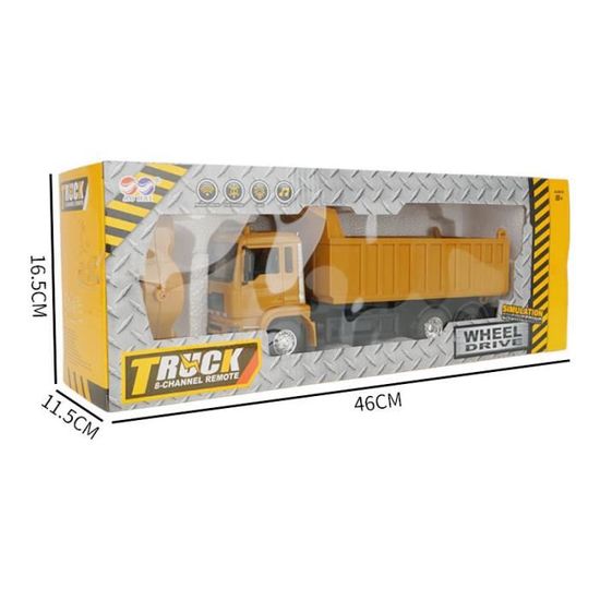 3824 camion benne - Télécommande électrique à dix canaux, 1: 24, 2.4G ...
