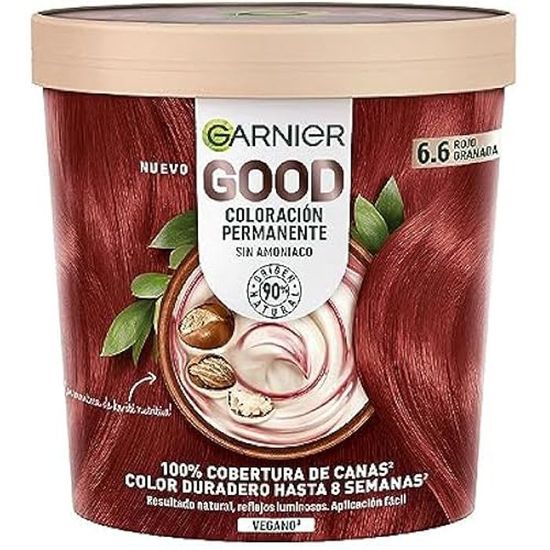 Coloration - GARNIER - Good Color 6.6 - Rouge Granada - Sans ammoniaque ...