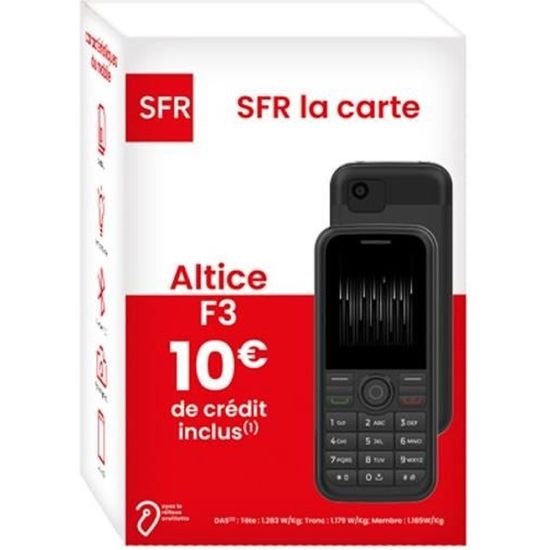 PACK SFR ALTICE F3 - Cdiscount Téléphonie