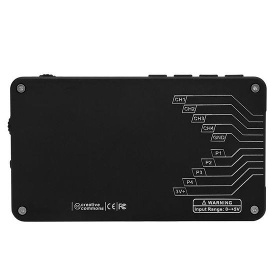 Tbest Analyseur logique Portable Digital Logic Analyzer, 4 Channel Lcd Tft Display Logic ...