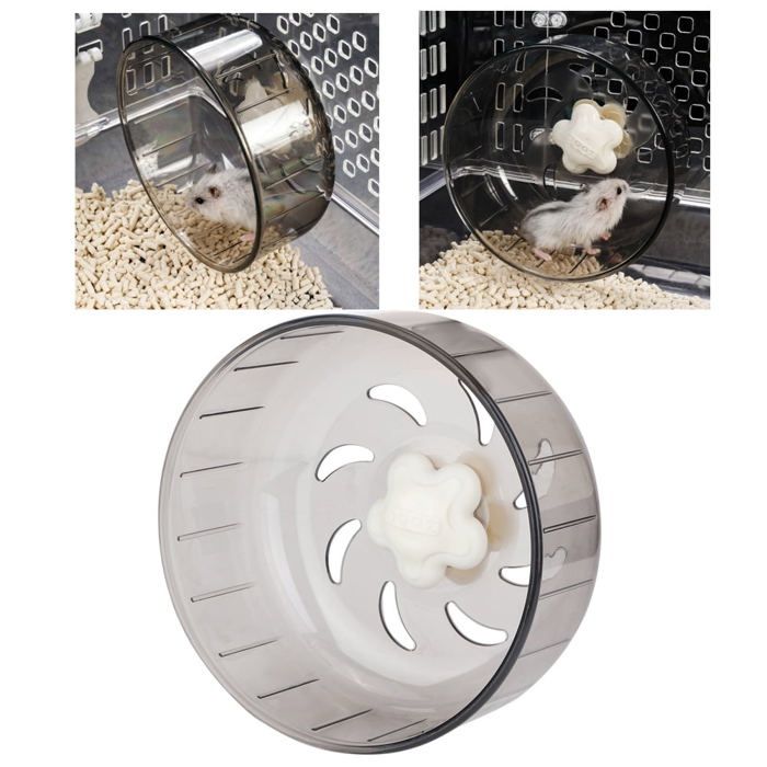 Roue pour hamster, roue pour hamster en acrylique, 13 cm, jolie roue d ...