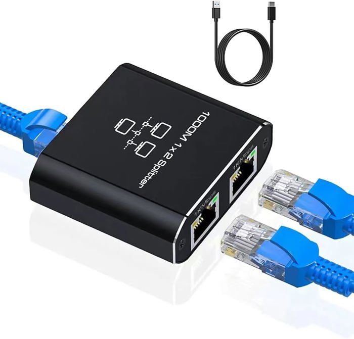 Switch Ethernet 2 Port, Switch Rj45 Splitter 1000 Mbps, Switch Ethernet ...