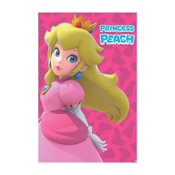 Poster Super Mario Nintendo Princess Peach Maxi Poster - Cdiscount Maison