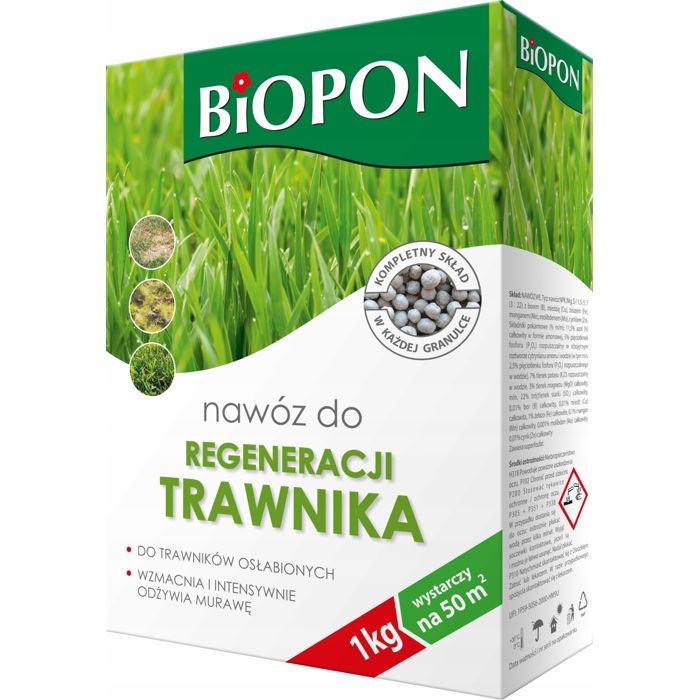 Engrais granulé pour la régénération du gazon 1 kg - Cdiscount Jardin