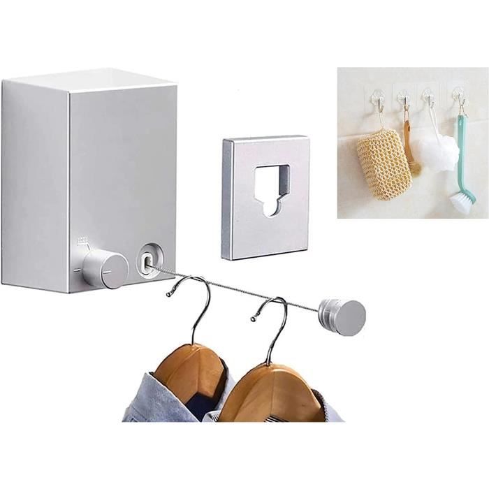Corde À Linge Rétractable Exterieur Corde Seche Linge Retractable Corde ...