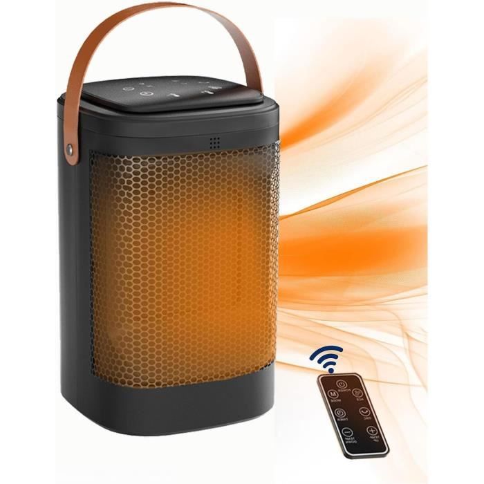 Chauffage Portable, Chauffage Électrique 750-1500 W Avec Thermostat De ...