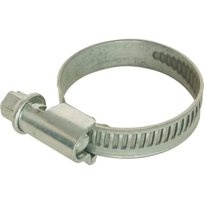 You 2 Colliers Serrage Vis Capot Acier Zingué Bande Inox Diamêtre 16-27 ...