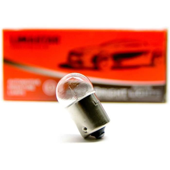 Lot de 20 ampoules halogènes G18 BA15s G18.5 Ampoule R5W 6V [779 ...