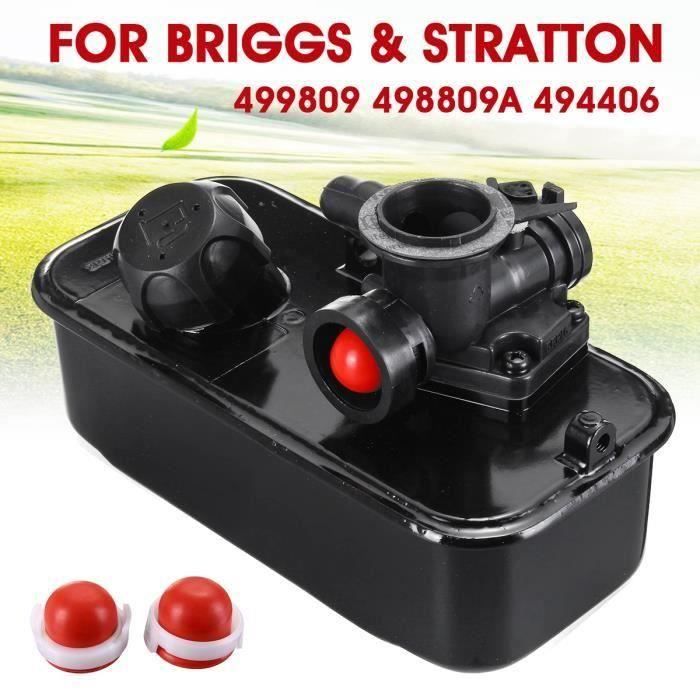 Carburateur réservoir d'essence pour Briggs & Stratton 499809 498809A ...