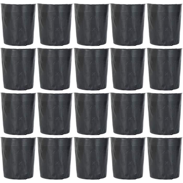 Lot de 300 pots en plastique pour semis et semis 8 x 8 cm - Cdiscount ...