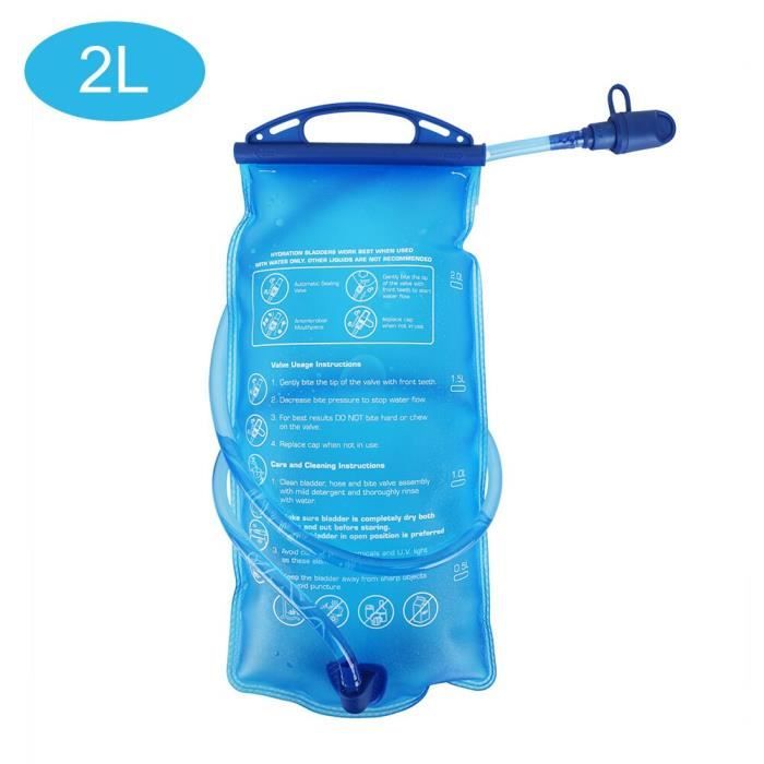 Conteneur d'eau - Tut - Type 2L - Sac épais - Portable - Randonnée ...