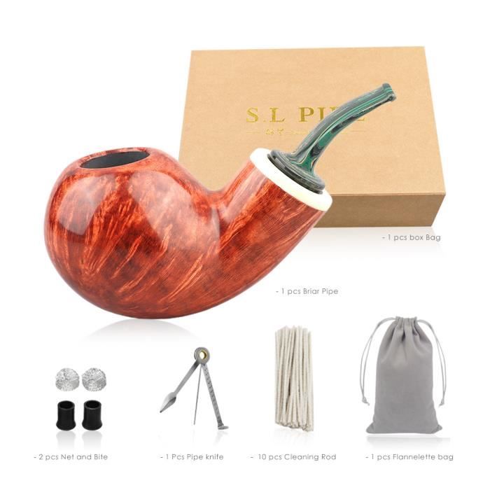Pipe,Pipe à fumer haut de gamme avec outils de fumer gratuits,tuyau de ...