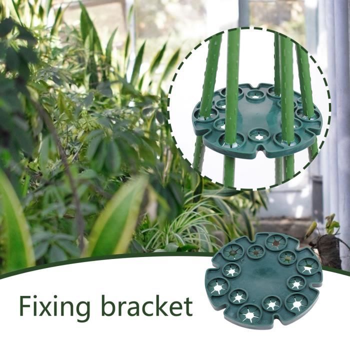 Lot De 2 Connecteurs Pour Pieux Plante, Aide, Support, Disque, Anneau TOUT3150 - Cdiscount Jardin