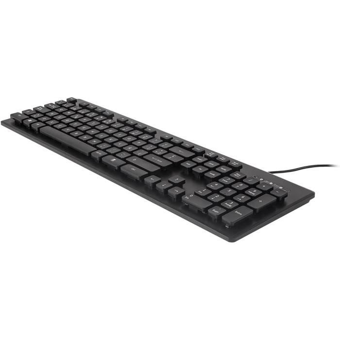 KB 901 clavier USB QWERTY Noir,Claviers (Standard,USB,Clavier à ...