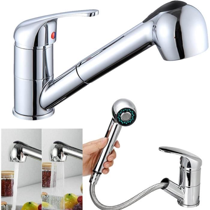 Robinet De Cuisine Extensible Avec Douchette Extensible - 2 Types De ...