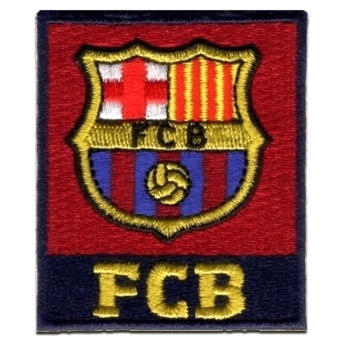FC Barcelona "Embleme rectangulaire" - Ecusson thermocollant patches ...