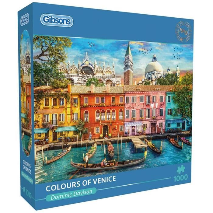 Puzzle Gibsons Colours of Venice (1000) - 1000 pièces - Non 3D ...
