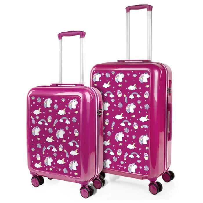 Set Valise Rigide, Lot De Valises Soute Avion 4 Roulettes 703400 ...