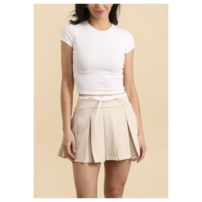 Jupe Beige Femme Beige - Cdiscount Prêt-à-Porter