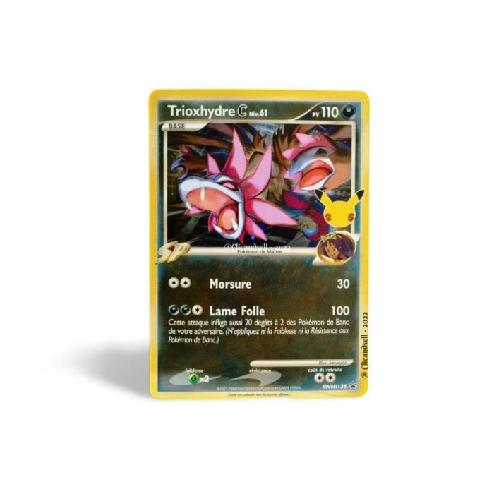 Carte Pokémon Trioxhydre C 110 PV SWSH138 Célébrations NEUF FR ...