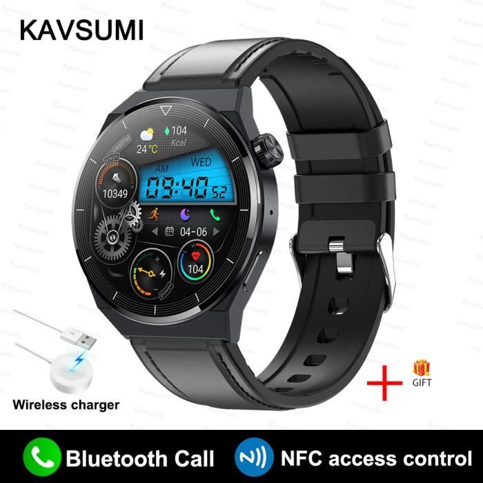 RUMOCOVO® Montre connectée GT3 Pro pour les hommes et les femmes, étanche, avec écran AMOLED HD ...