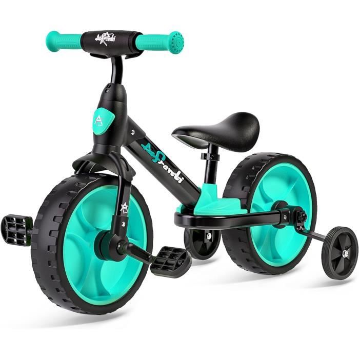 4 En 1 Vélo Draisienne Évolutif Pour Enfants 1,5-5 Ans Premier Tricycle ...