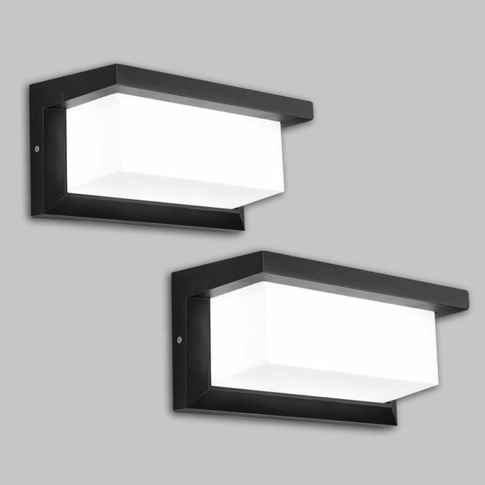 Applique Murale Exterieur,2 Pièces 18W Lumiere Exterieur Murale,Ip65 ...