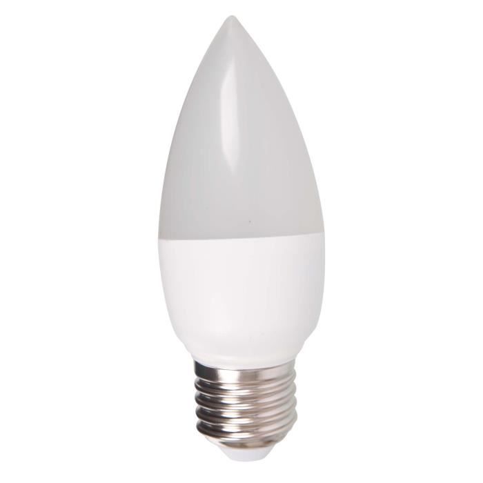 MACADAM LIGHTING Ampoule LED flamme E27 5,5 W équivalent à 40 W blanc ...