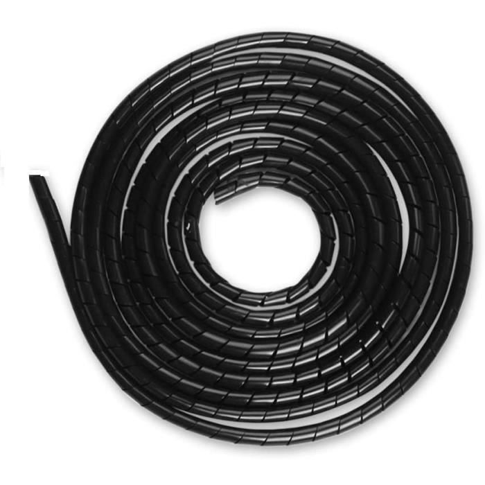 Gaine Spirale Flexible Universel 4mm,6mm , Kit de Cable Rangement 2 ...