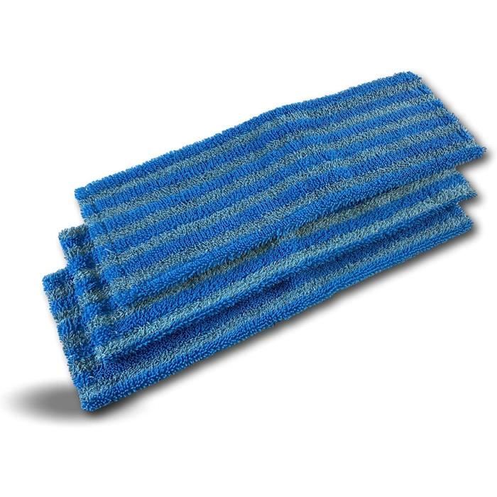 Lot de 3 serpillières pour balai Easy press Frange microfibre à ...
