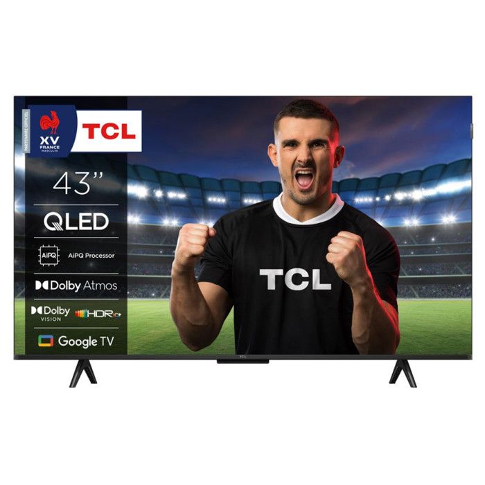 TV QLED Tcl 43P79K 108 cm 4K UHD Aluminium brossé - Cdiscount TV Son Photo