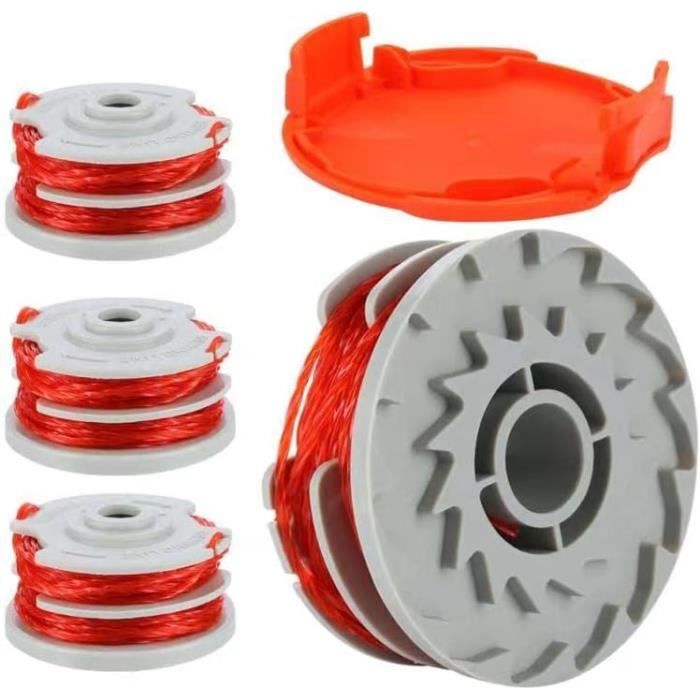 Bobine De Fil De Rechange Pour Débroussailleuse Flymo Fly021 Avec Capuchon (4 Pièces)[H3540 ...