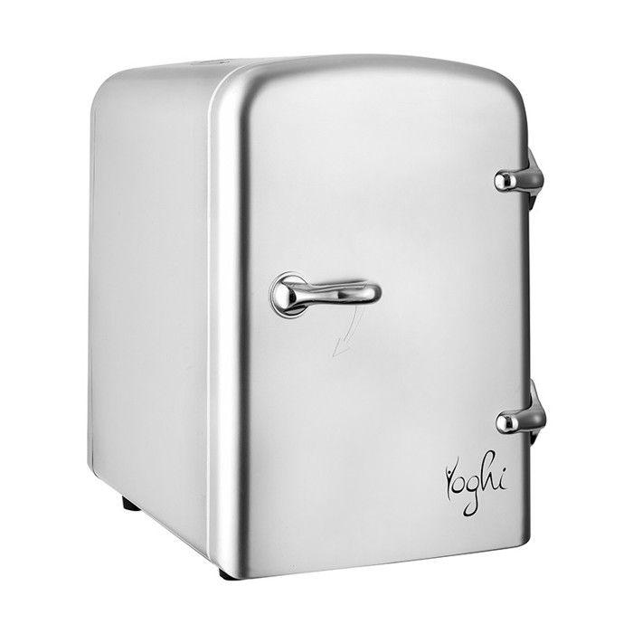 Mini Réfrigérateur - Yoghi - NANO FRIDGE SILVER - 4L - Froid et Chaud ...