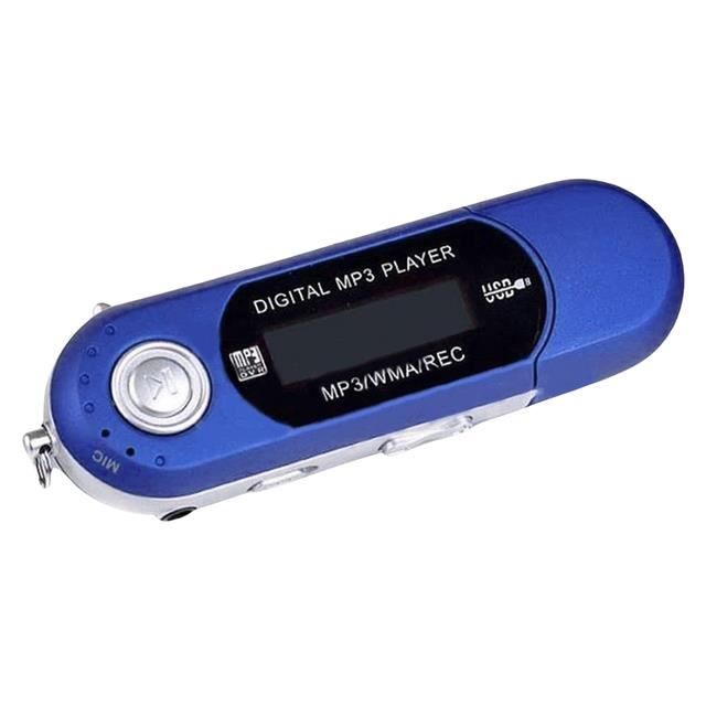 LECTEUR MP3,Blue-France-8 GO--Mini lecteur de musique MP3 Portable, USB ...