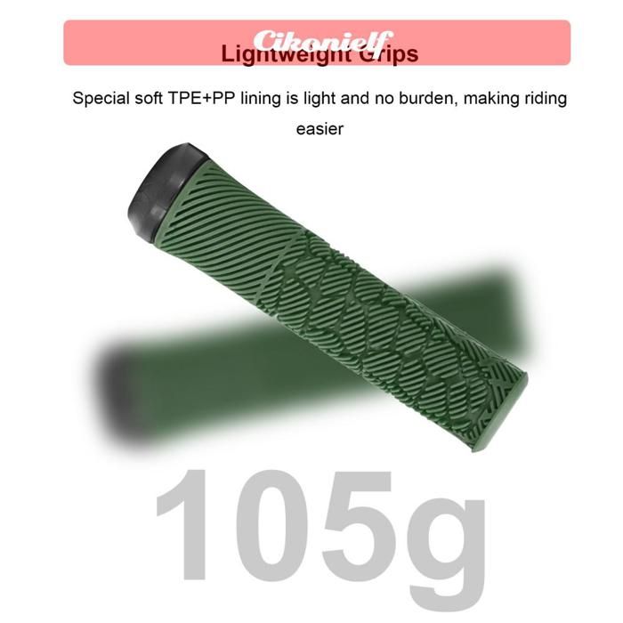 Zerone Poignées de guidon de vélo Bike Handlebar Grips Single Lock Non ...