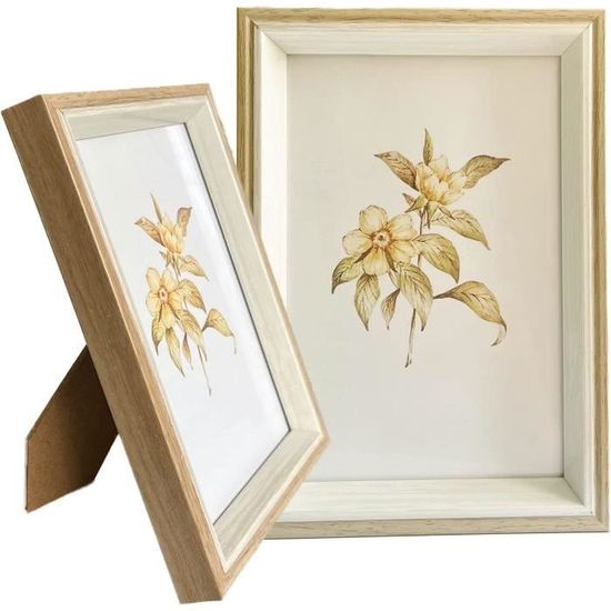 Cadre Photo Bois En Mdf 10X15 Cm Lot De 2 Cadre Photo Mural, Cadre D ...