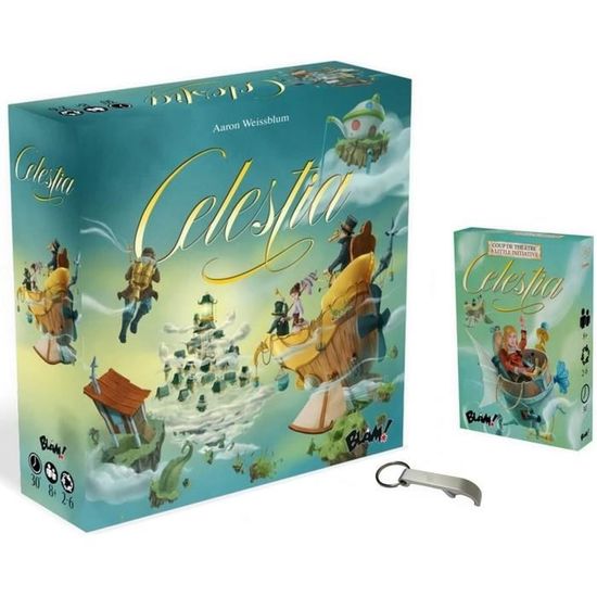Pack Jeu Celestia + Extension Coup de Theatre + 1 Decapsuleur Blumie ...