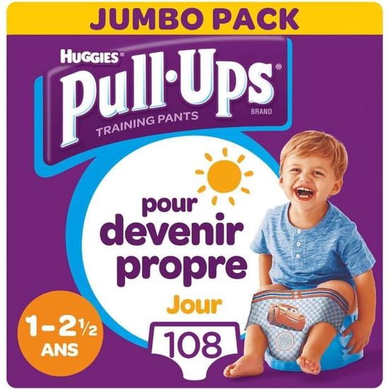Couche De Nuit Jetable - Pull-Ups Culottes D’Apprentissage Jour Garçons ...