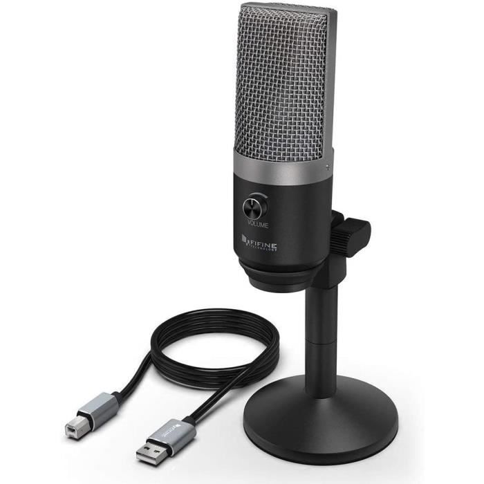 USB Microphone, Microphone PC pour ordinateurs Mac et Windows, optimisé ...
