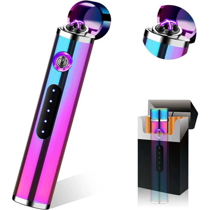 Briquet Électrique Usb, Mini Briquet Électrique À Écran Tactile, Briquet À Arc Électrique ...