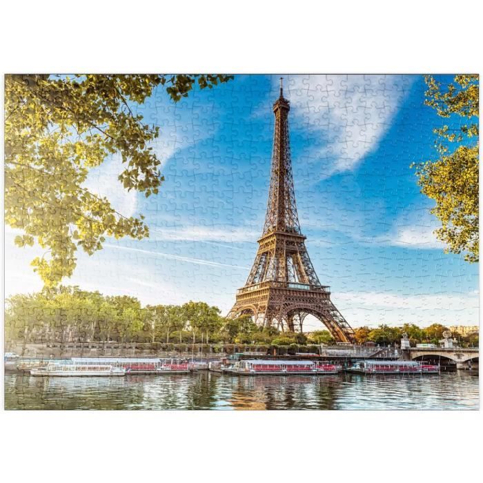 Tour Eiffel, Paris. France - Premium 500 Pièces Puzzle - Collection Spéciale Mypuzzle De Puzzle ...