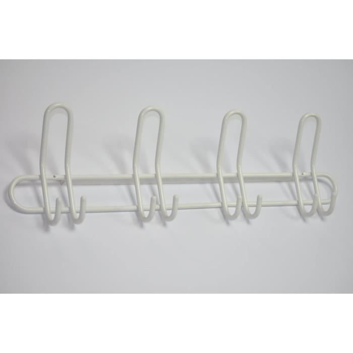 Barre de penderie barre de crochet barre de cintres avec 4 ...