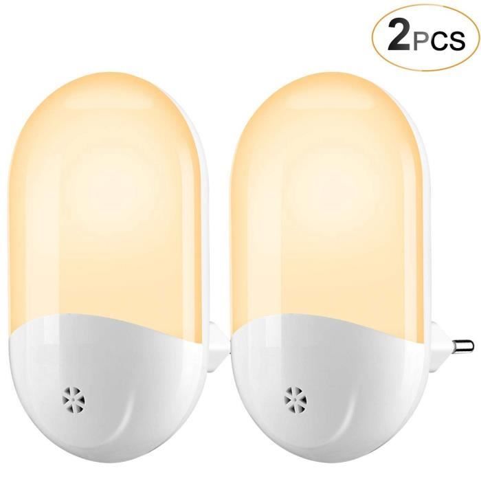 Veilleuse Enfant LED, Lampe de Nuit Murale Automatique Plug-and-Play ...
