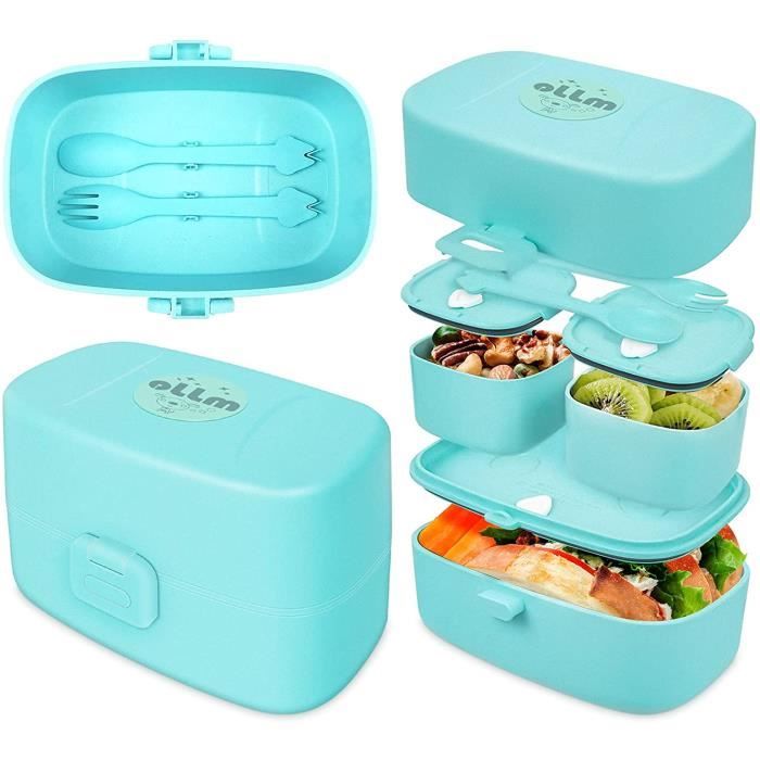 Lunch Box Enfant avec couverts Bento Lunch Box Respectueux de l ...