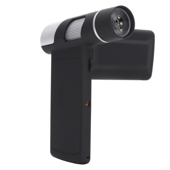 Microscope numérique portable EJ.LIFE - 1080P - 8 lumières LED - Blanc ...